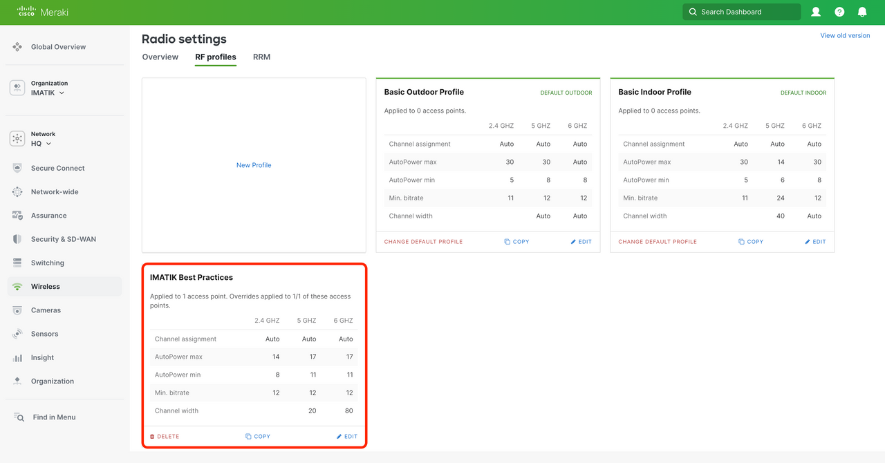 The Perfect Cisco Meraki RF Profile – The Networking Nerds